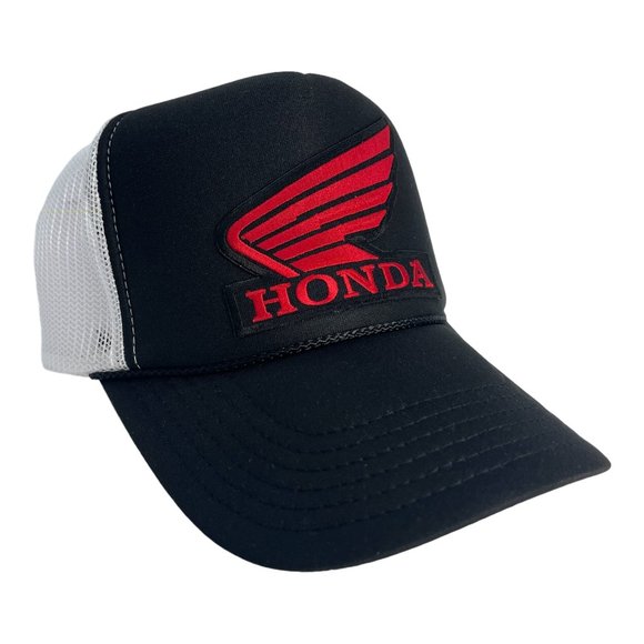 OTTO | Accessories | New Vintage Style Honda Motors Black White Trucker ...